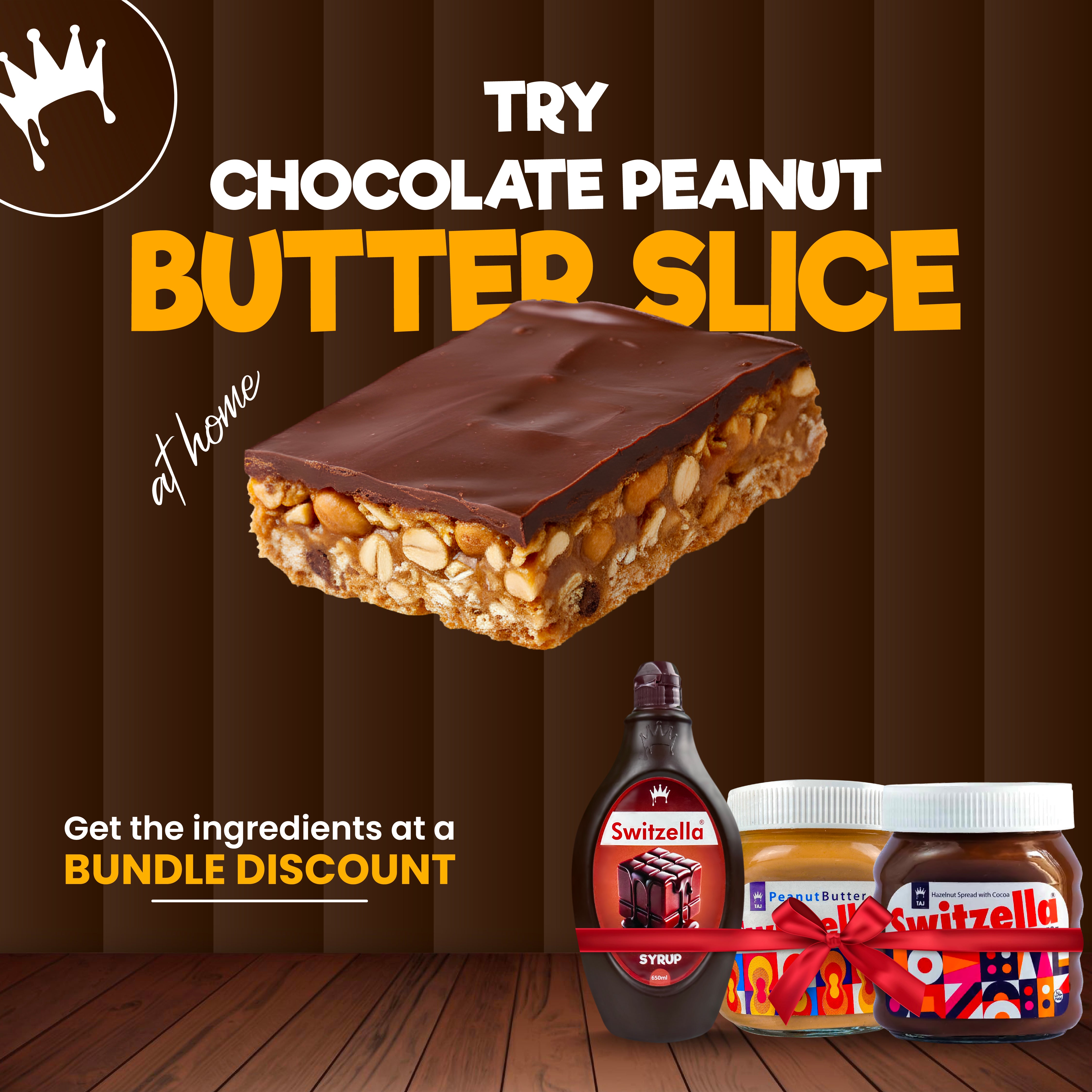 No-Bake Chocolate Peanut Butter Slice Discount Bundle – switzella